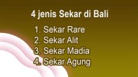 4 Jenis Sekar Di Bali Lengkap Dengan Jenis Dan Contohnya | Kawruh Basa