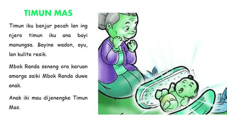 Cerita Timun Mas, Dongeng Legendaris Dalam Bahasa Jawa | Kawruh Basa