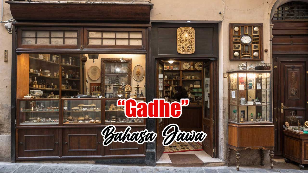 Arti Gadhe Dalam Bahasa Jawa | Kawruh Basa