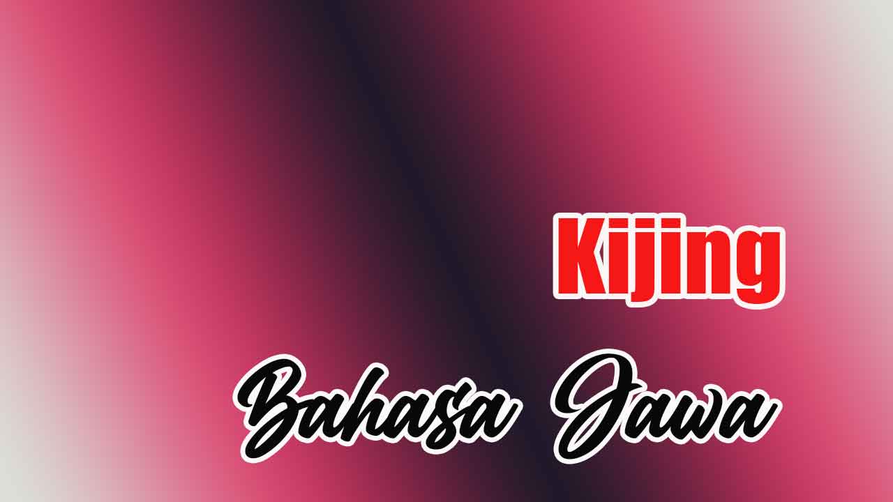 Makna Kultural Kijing Dalam Bahasa Jawa: Lebih Dari Sekadar Nisan ...